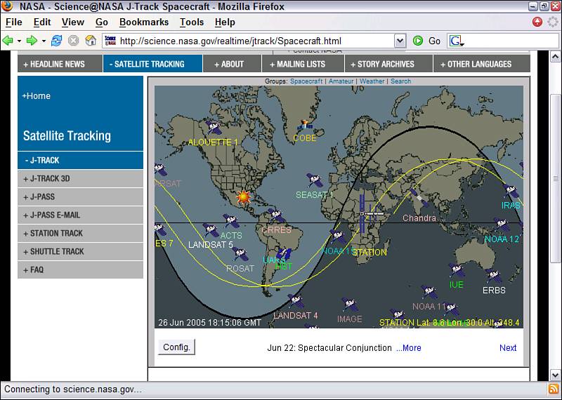 Nasa 3d Satellite Tracker