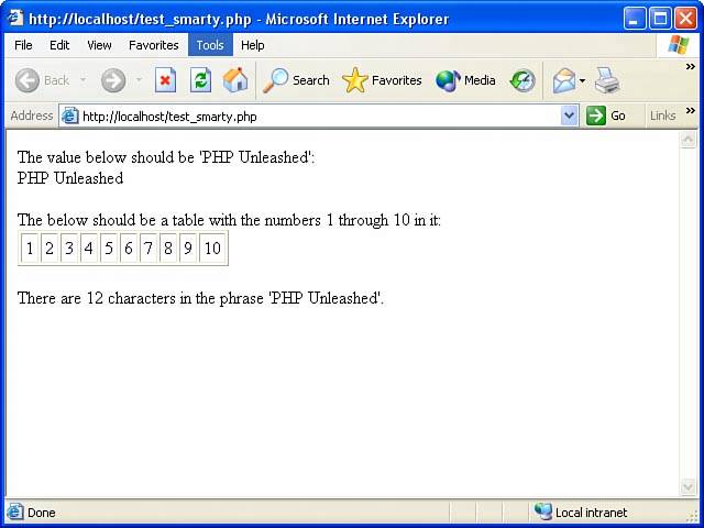 The Smarty Template Engine